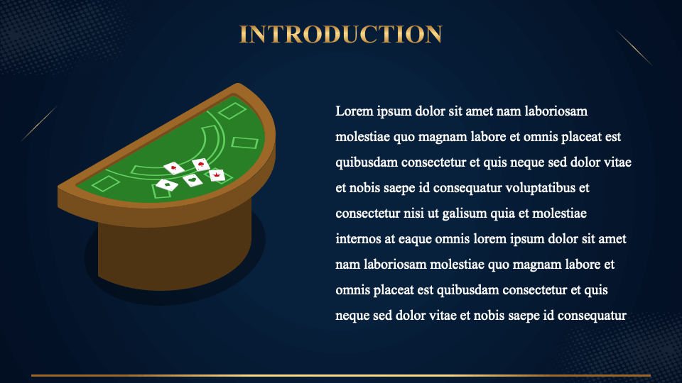 Free Casino Presentation Theme for Google Slides and PowerPoint