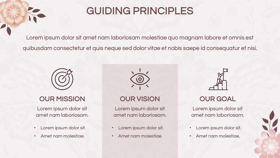 Free - Aesthetic Floral Presentation Theme for Google Slides and ...