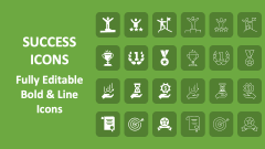 Success Icons for Google Slides and PowerPoint