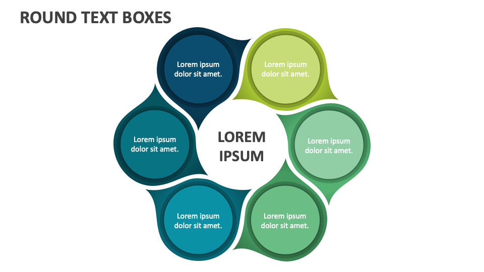 Round Text Boxes Template for PowerPoint and Google Slides - PPT Slides