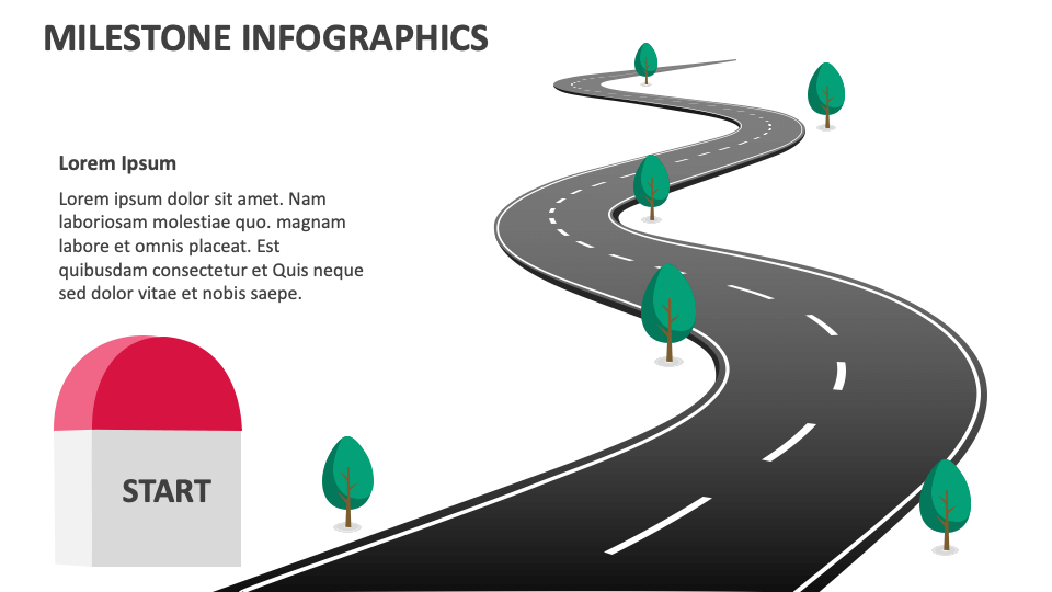 Milestone Infographics for Google Slides and PowerPoint - PPT Slides