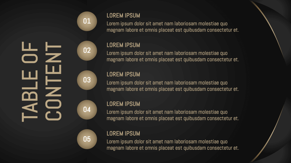 Modern Black Theme for Google Slides and PowerPoint