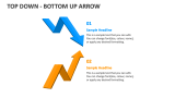 Top Down - Bottom Up Arrow PowerPoint and Google Slides Template - PPT ...