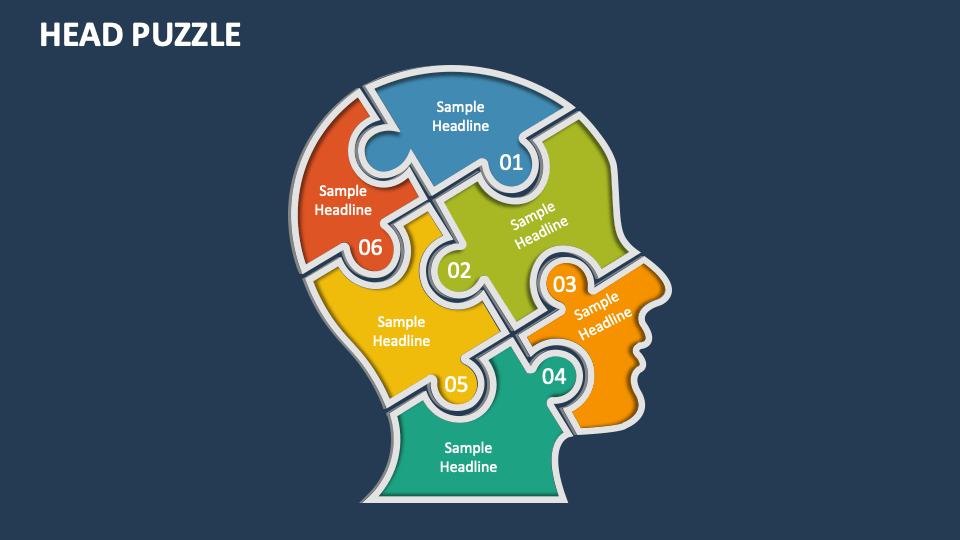 Head Puzzle PowerPoint and Google Slides Template - PPT Slides