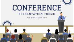 Free Conference Presentation Theme for Google Slides and PowerPoint