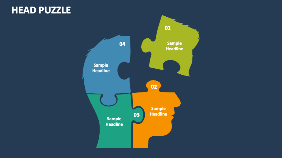 Head Puzzle PowerPoint and Google Slides Template - PPT Slides