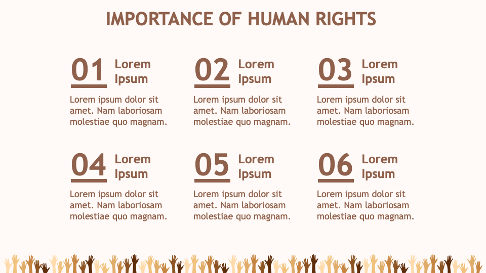 Human Rights Presentation for PowerPoint and Google Slides - PPT Slides