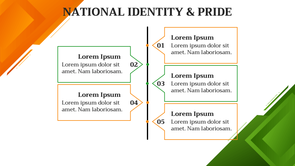 Tricolor Presentation Theme for PowerPoint and Google Slides - PPT Slides