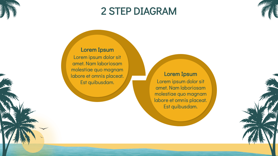 Free Beach Sunset Theme for Google Slides and PowerPoint