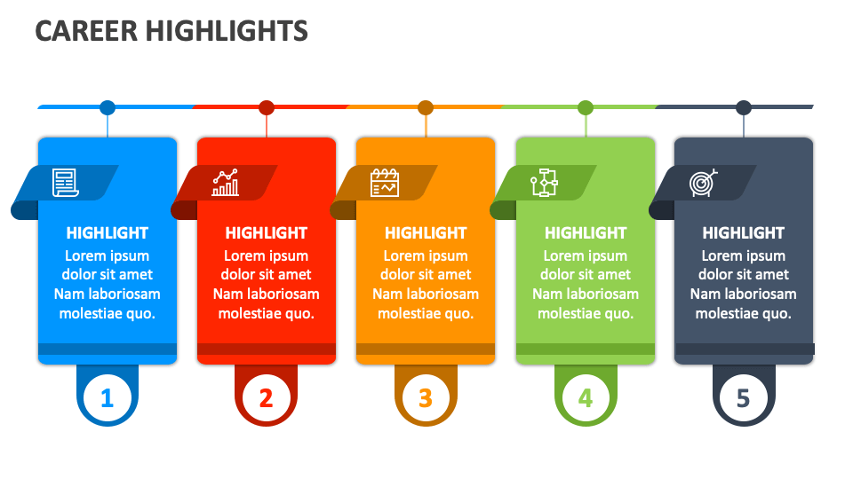 Career Highlights Template for Google Slides and PowerPoint - PPT Slides
