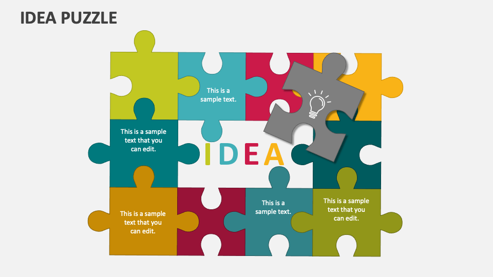Idea Puzzle Template for PowerPoint and Google Slides - PPT Slides