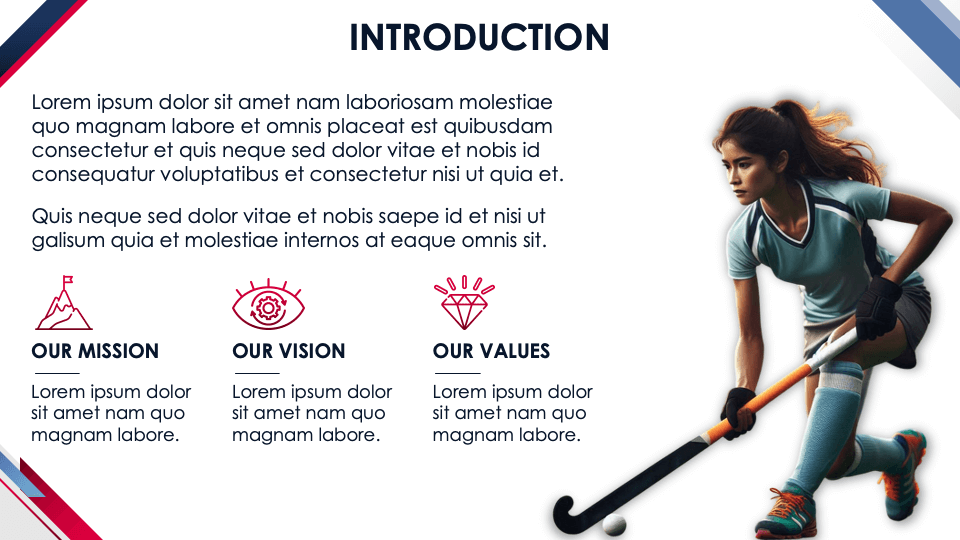 Hockey Presentation Theme for Google Slides and PowerPoint - PPT Slides