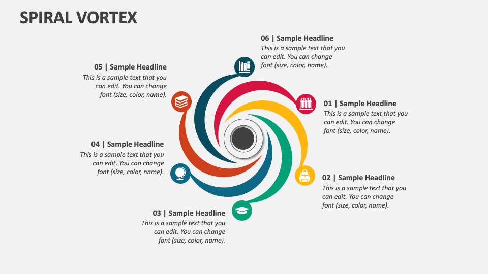 Spiral Vortex PowerPoint and Google Slides Template - PPT Slides