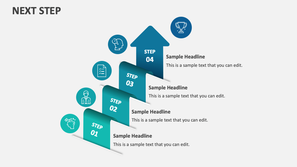 Next Step PowerPoint and Google Slides Template - PPT Slides