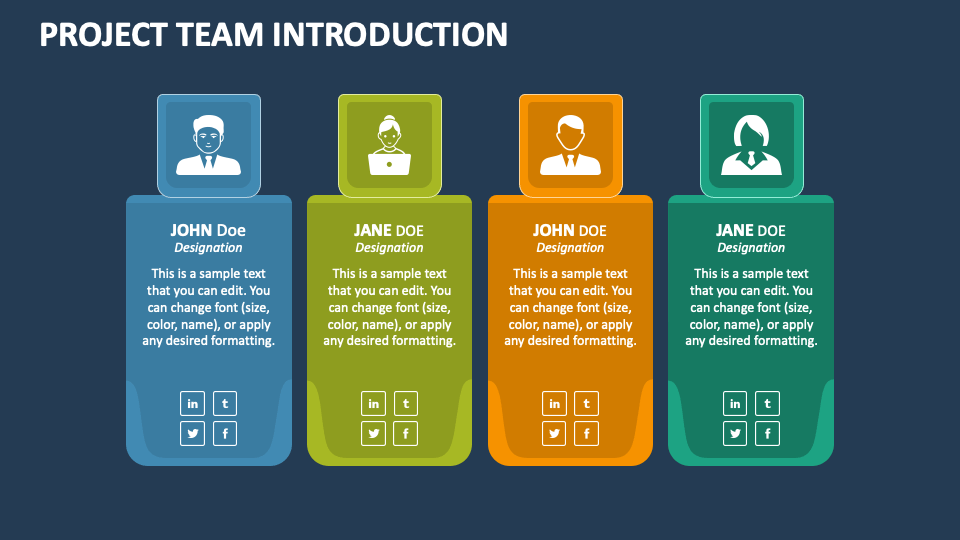 Project Team Introduction PowerPoint and Google Slides Template - PPT ...
