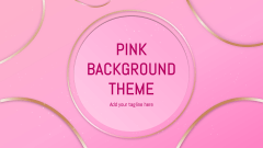 Pink Color Presentation Theme for PowerPoint and Google Slides - PPT Slides