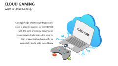 Cloud Gaming PowerPoint and Google Slides Template - PPT Slides