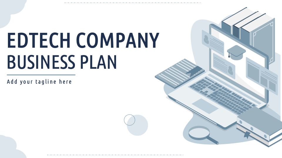 EdTech Company Business Plan for Google Slides and PowerPoint