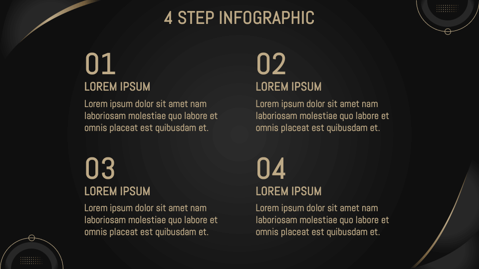 Modern Black Theme for Google Slides and PowerPoint