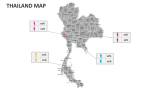 Thailand Map for Google Slides and PowerPoint - PPT Slides