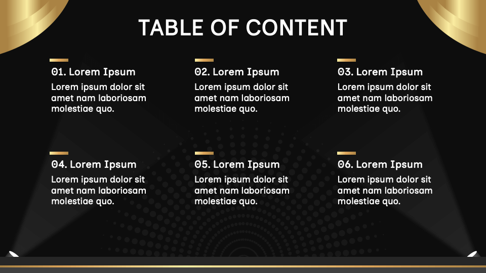 Free Stage Background Presentation Theme for Google Slides and PowerPoint