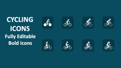 Cycling Icons for Google Slides and PowerPoint