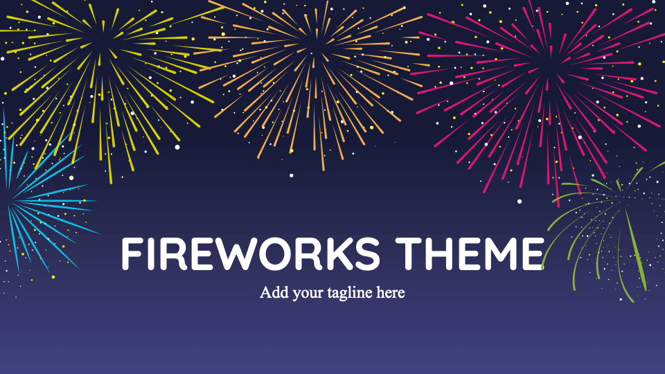 Free Fireworks Presentation Theme for PowerPoint and Google Slides ...