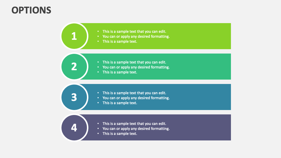 Options Template for PowerPoint and Google Slides - PPT Slides