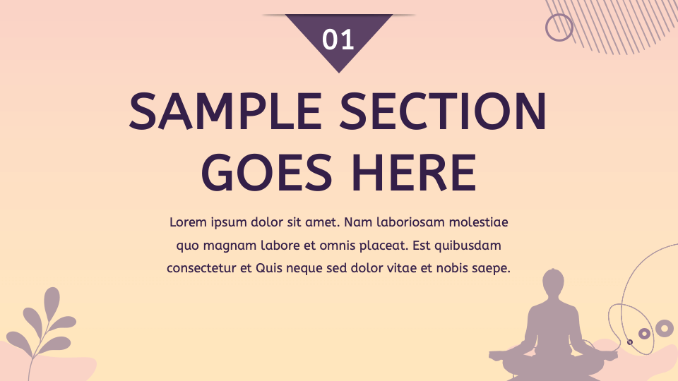 Free Meditation Presentation Theme for Google Slides and PowerPoint