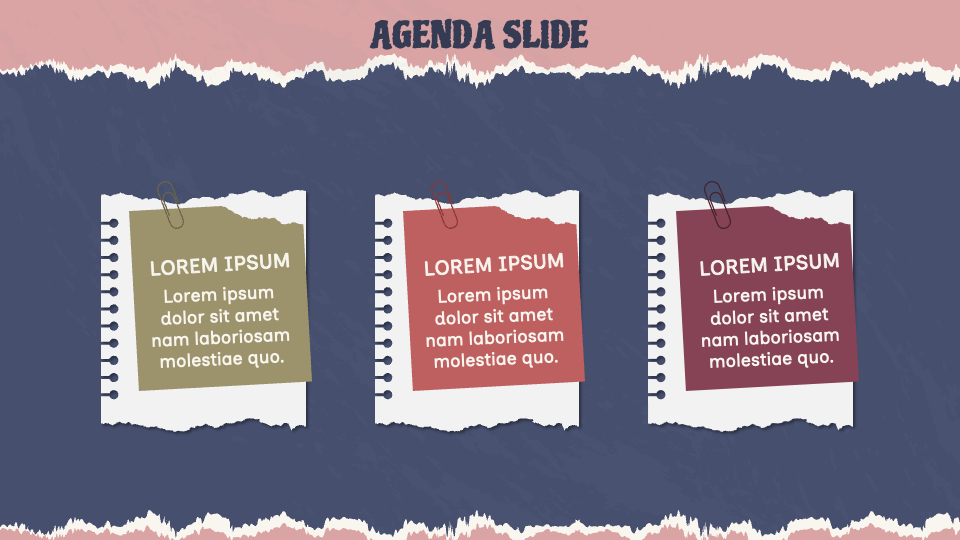 Free Torn Paper Theme for Google Slides and PowerPoint