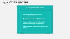 Qualitative Analysis PowerPoint and Google Slides Template - PPT Slides