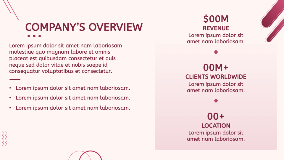 Pink Presentation Theme for Google Slides and PowerPoint