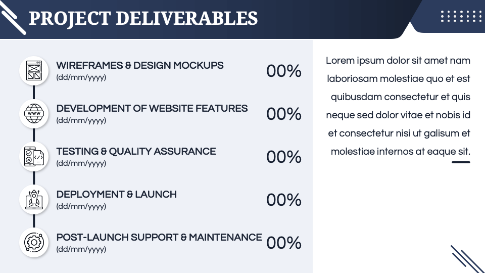 Web Project Proposal Template for Google Slides and PowerPoint - PPT Slides