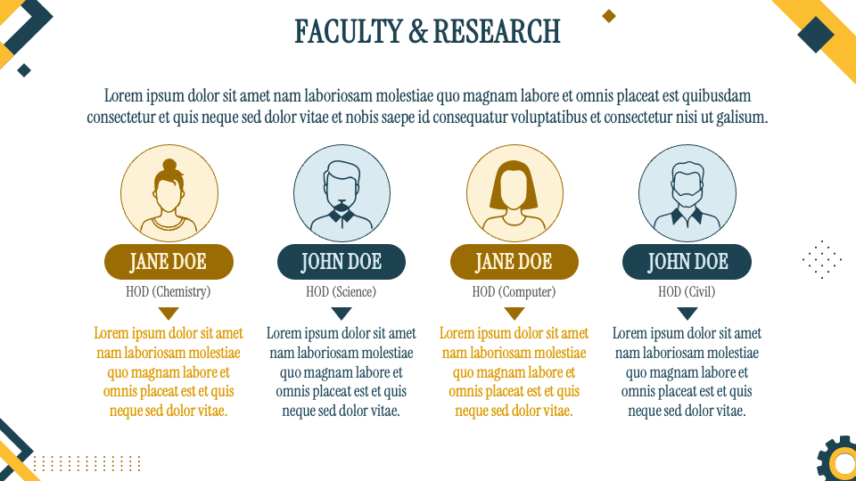 Free Modern University Theme for Google Slides and PowerPoint