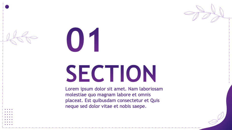 Modern Purple Presentation for Google Slides and PowerPoint