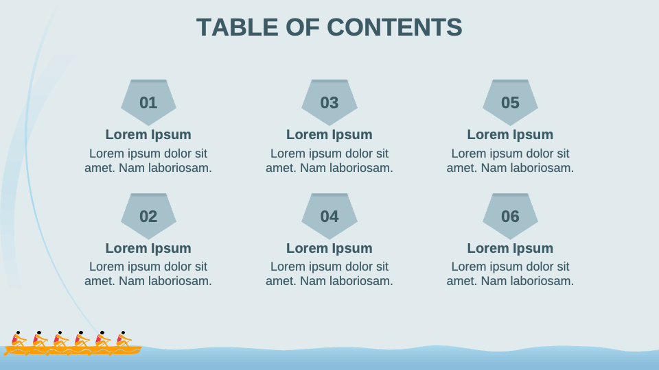 Free Rowing Theme for Google Slides and PowerPoint