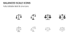 Balanced Scale Icons for Google Slides and PowerPoint