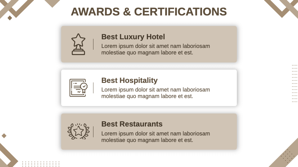 Free Hotel Presentation Theme for Google Slides and PowerPoint