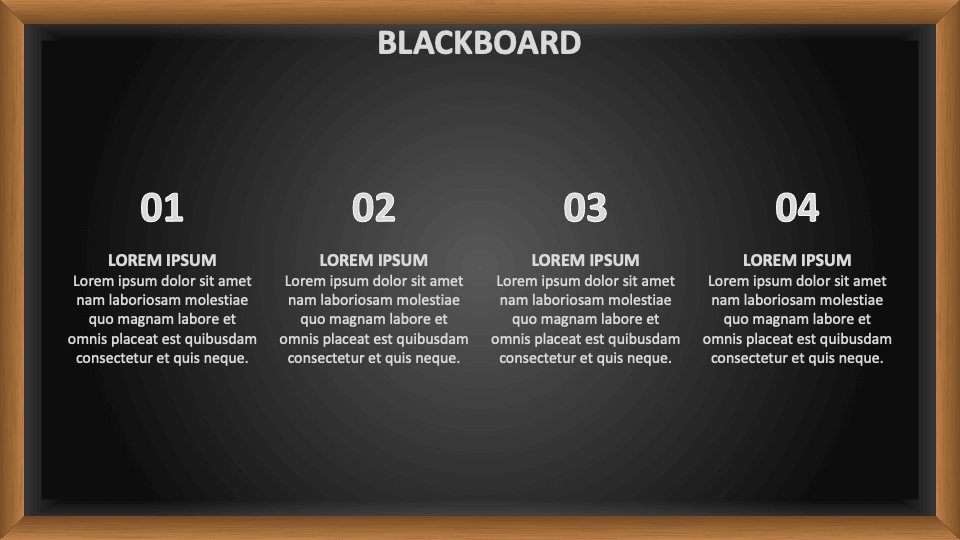 Blackboard Template for PowerPoint and Google Slides - PPT Slides