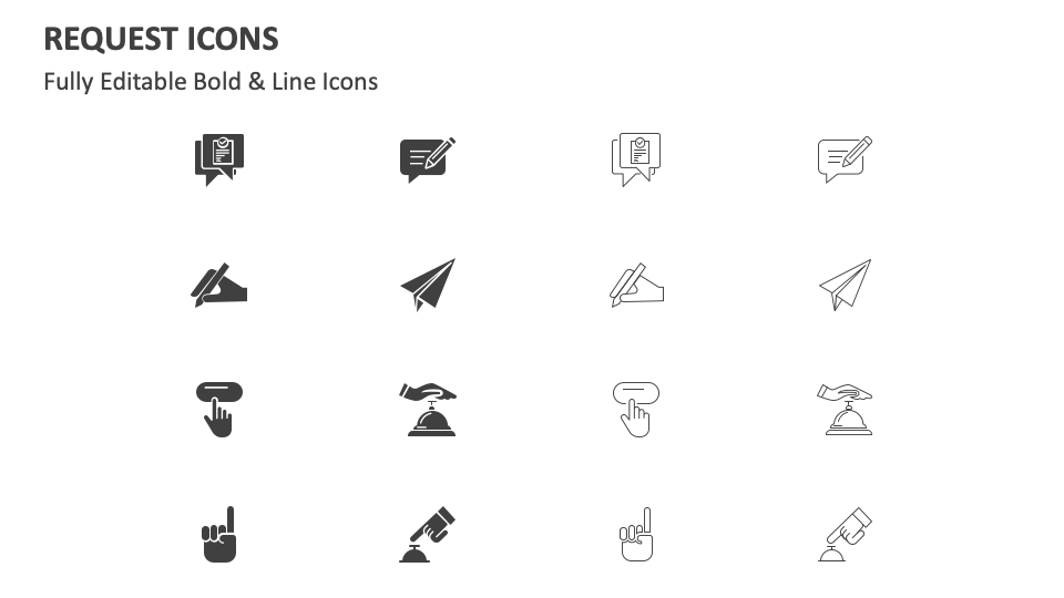 Request Icons for Google Slides and PowerPoint