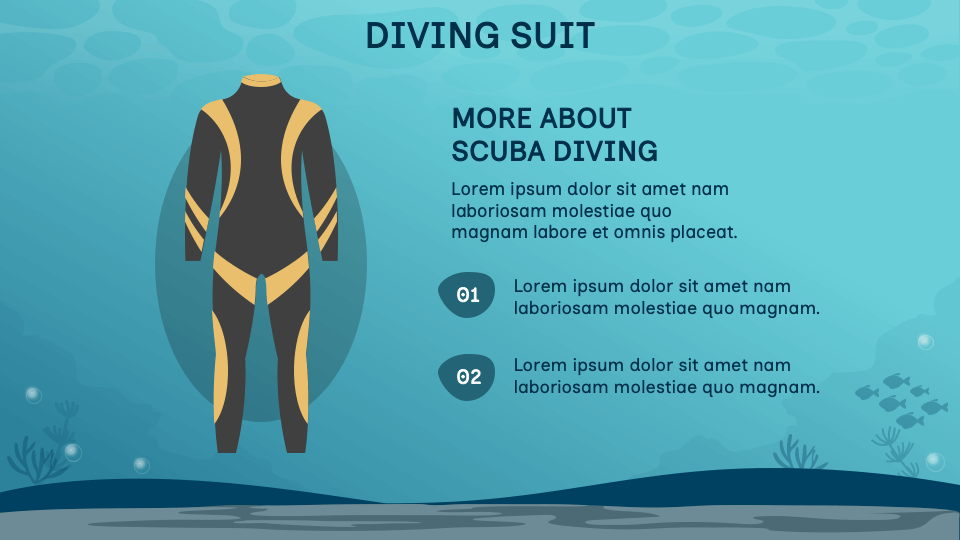 Free Scuba Diving Presentation for Google Slides and PowerPoint