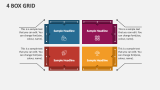 4 Box Grid PowerPoint and Google Slides Template - PPT Slides