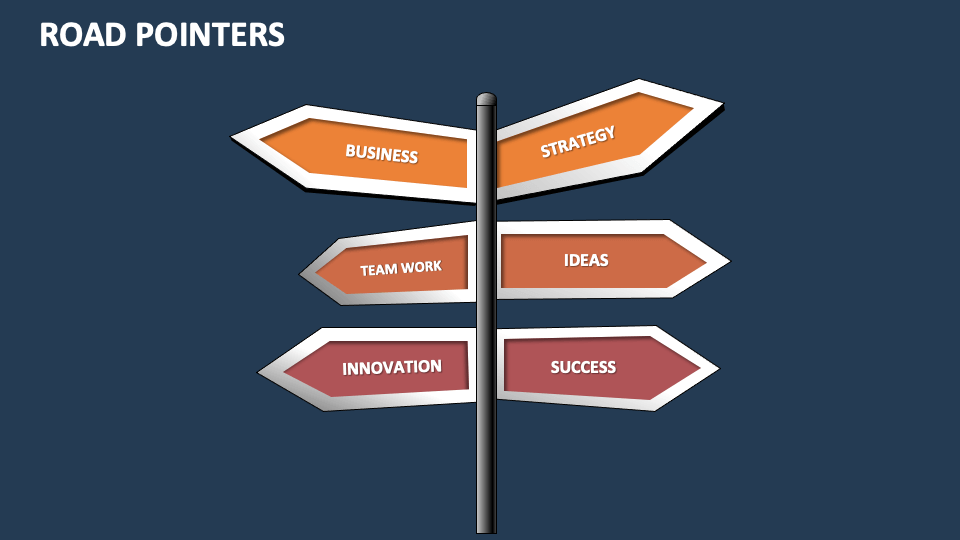 Road Pointers Template for PowerPoint and Google Slides - PPT Slides