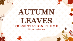 Free Autumn Leaves Presentation Theme for Google Slides and PowerPoint