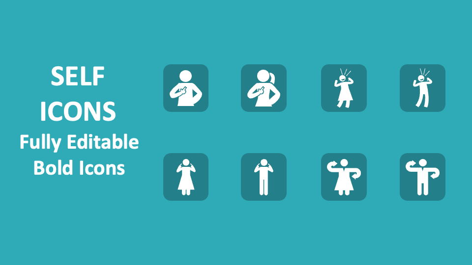 Self Icons for Google Slides and PowerPoint