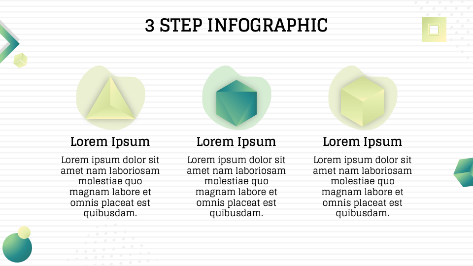 Free 3D Shapes Presentation Theme for Google Slides and PowerPoint