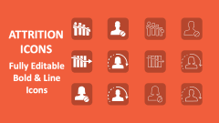 Attrition Icons for PowerPoint and Google Slides - PPT Slides