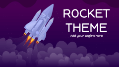 Free Rocket Theme for Google Slides and PowerPoint