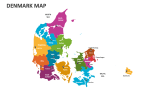 Denmark Map for Google Slides and PowerPoint - PPT Slides