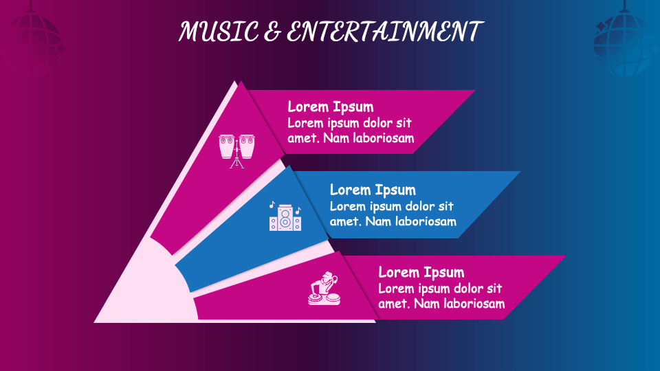 Night Club Presentation Theme for PowerPoint and Google Slides - PPT Slides